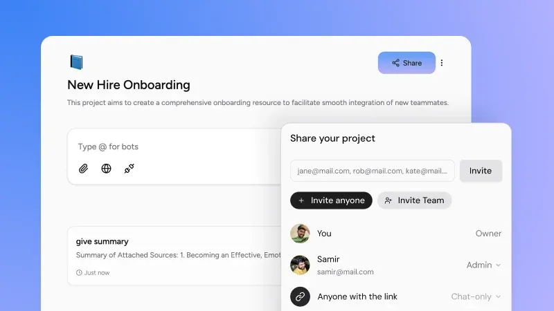 Merlin Projects - Your AI-Powered Knowledge Base